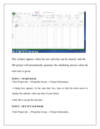 Construction Planning and Scheduling of Residential Building by MS ...
