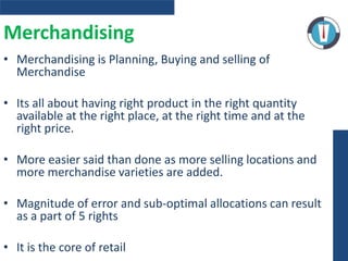 15 retail merchandising | PPT