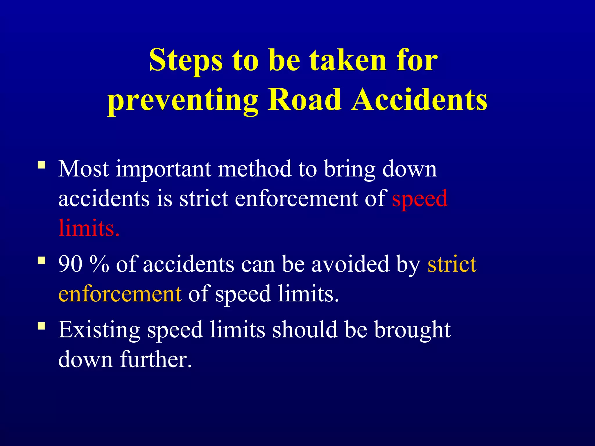 Road Traffic Accident (RTA) | PPT