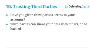 15 Security & Privacy Tips for Social Media Safety | PDF | Internet for Beginners | Internet