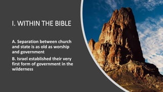 Upon This Rock, 15 Separation of Church and State | PPT