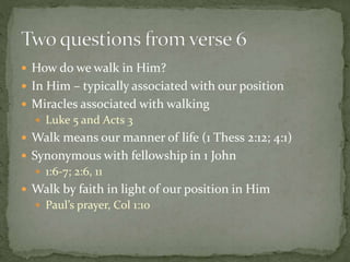 15 ss walk in christ | PPT