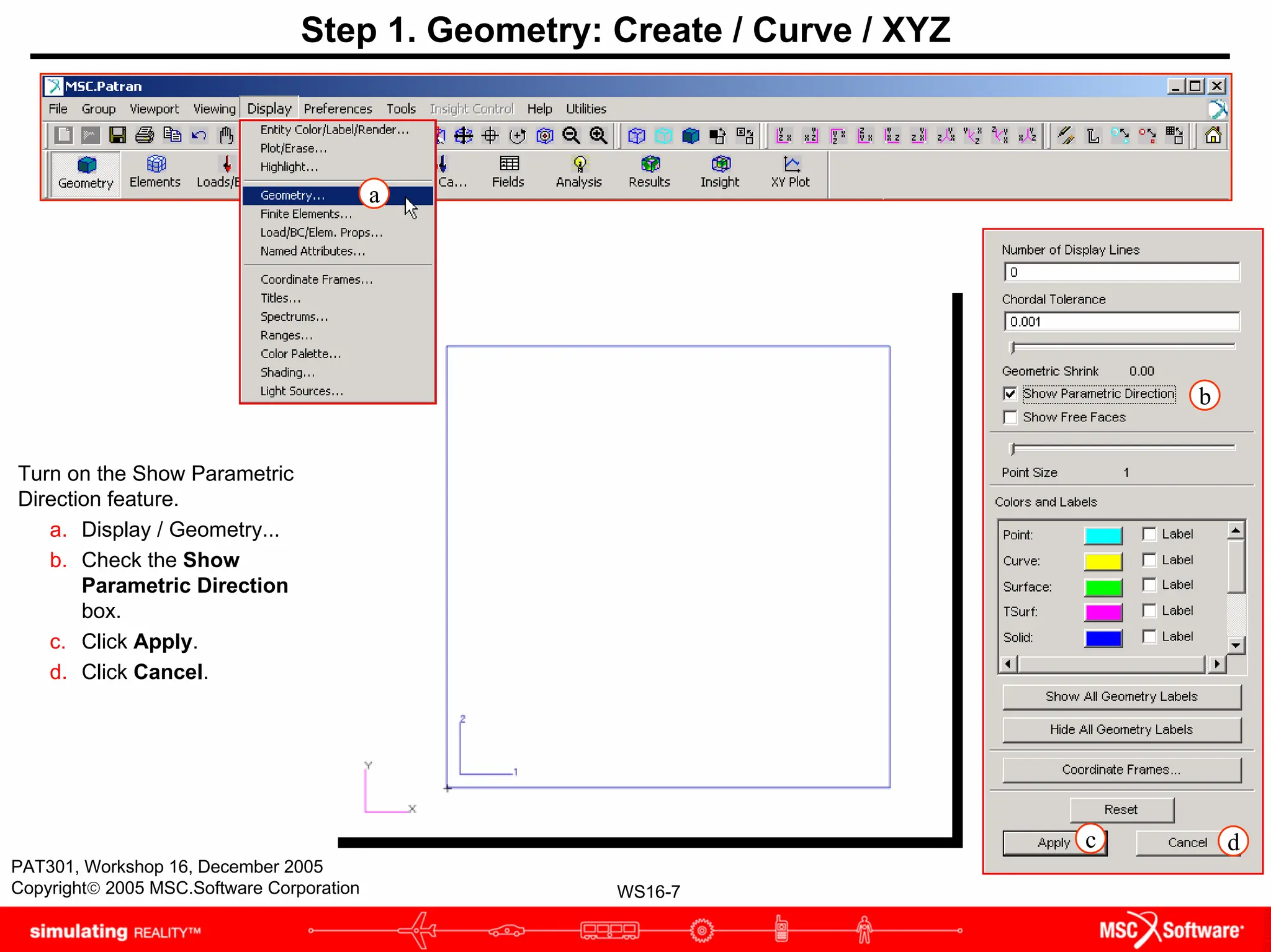 WORKSHOP STIFFENED PLATE WITH SOFTWARE PATRAN | PDF