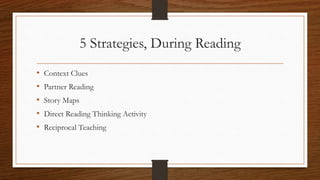 15 strategies for reading | PPTX