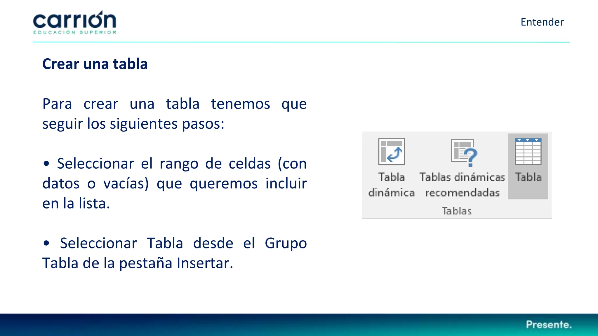 Como Hacer Tablas En Excel De Manera Facil Ppt
