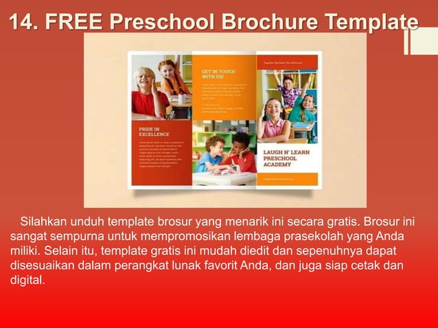 15 template brosur pendidikan di microsoft word | PPTX