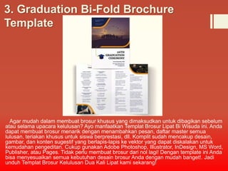 15 template brosur pendidikan di microsoft word | PPTX