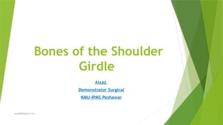 15 The Bones of shoulder girdle . . . . . . | PPTX
