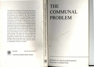 The Communal Problem | PDF