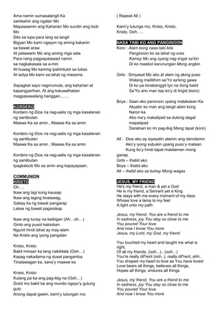 15th+february+2013+tagalog | PDF