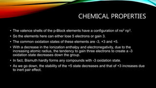 15th Group Element Class 12th Chemistry CBSE | PPTX