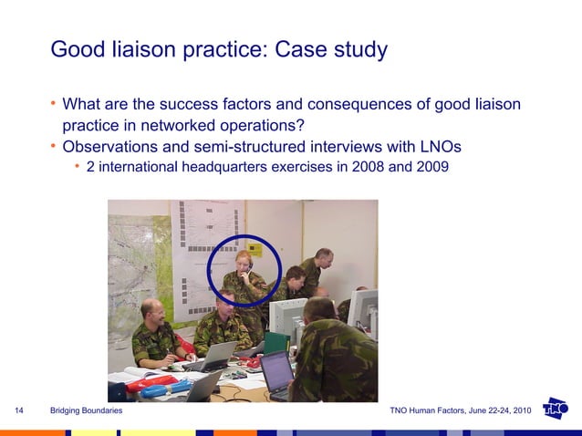 Boundary spanning in military operations | PPT