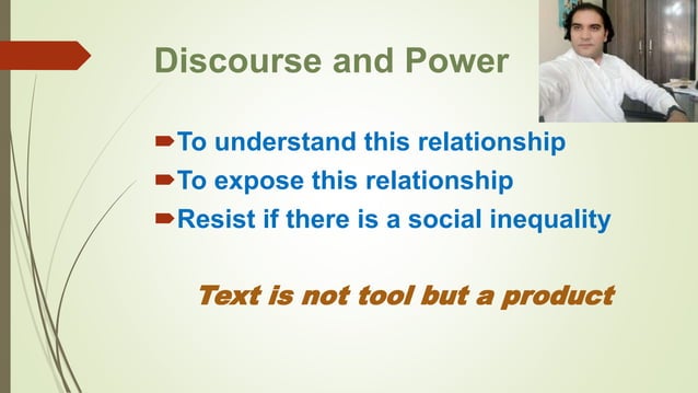 DISCOURSE AND POWER | PPT