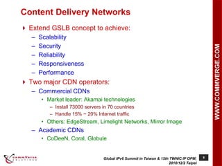 CDN and ISP Operation | PPT