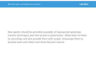 15 Tips for Training Call Center Agents | PDF