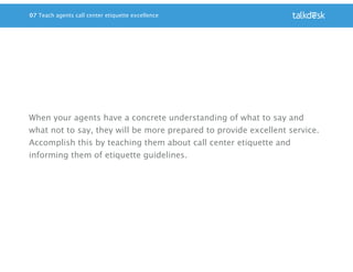 15 Tips for Training Call Center Agents | PDF