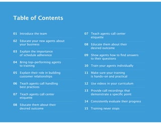 15 Tips for Training Call Center Agents | PDF