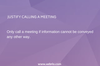15 Tips To Keep Meetings On Track | PDF