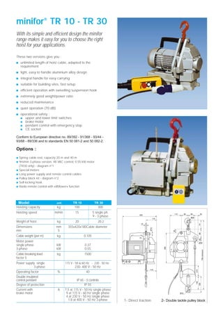 15 tractel mh | PDF