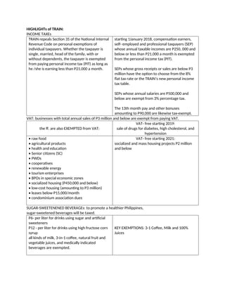 TRAIN law.docxxxxxxxxxxxxxxxxxxxxxxxxxxxx | DOCX