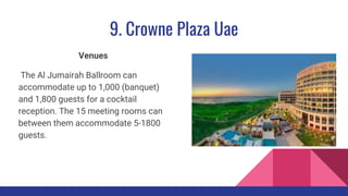 15 uae wedding venues | PPT