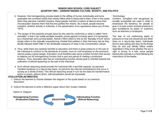 understanding culture, society and politics Teachers Guide | PDF