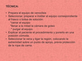venoclisis universum | PPTX