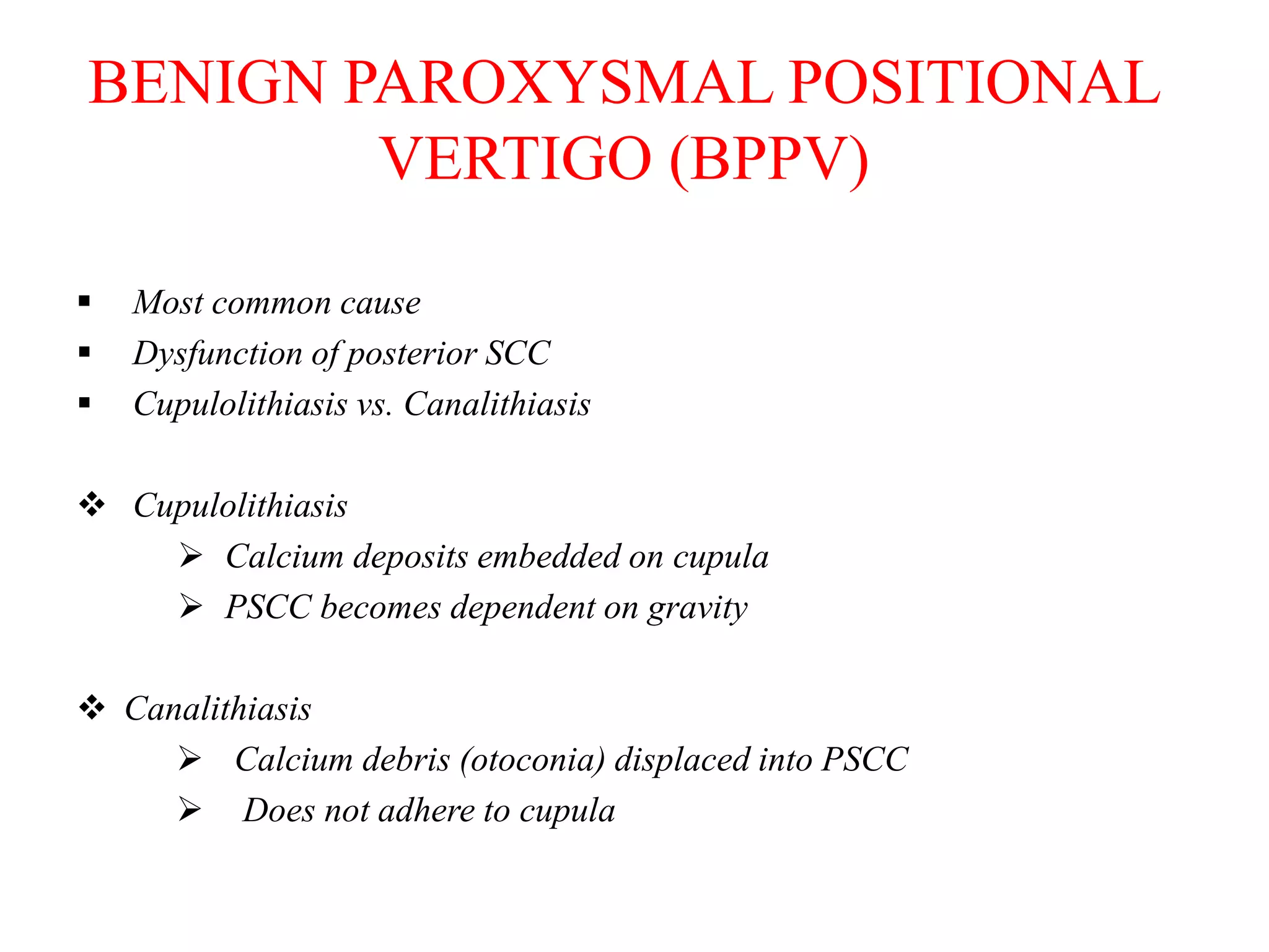 VERTIGO: CAUSES & MANAGEMENT | PPTX
