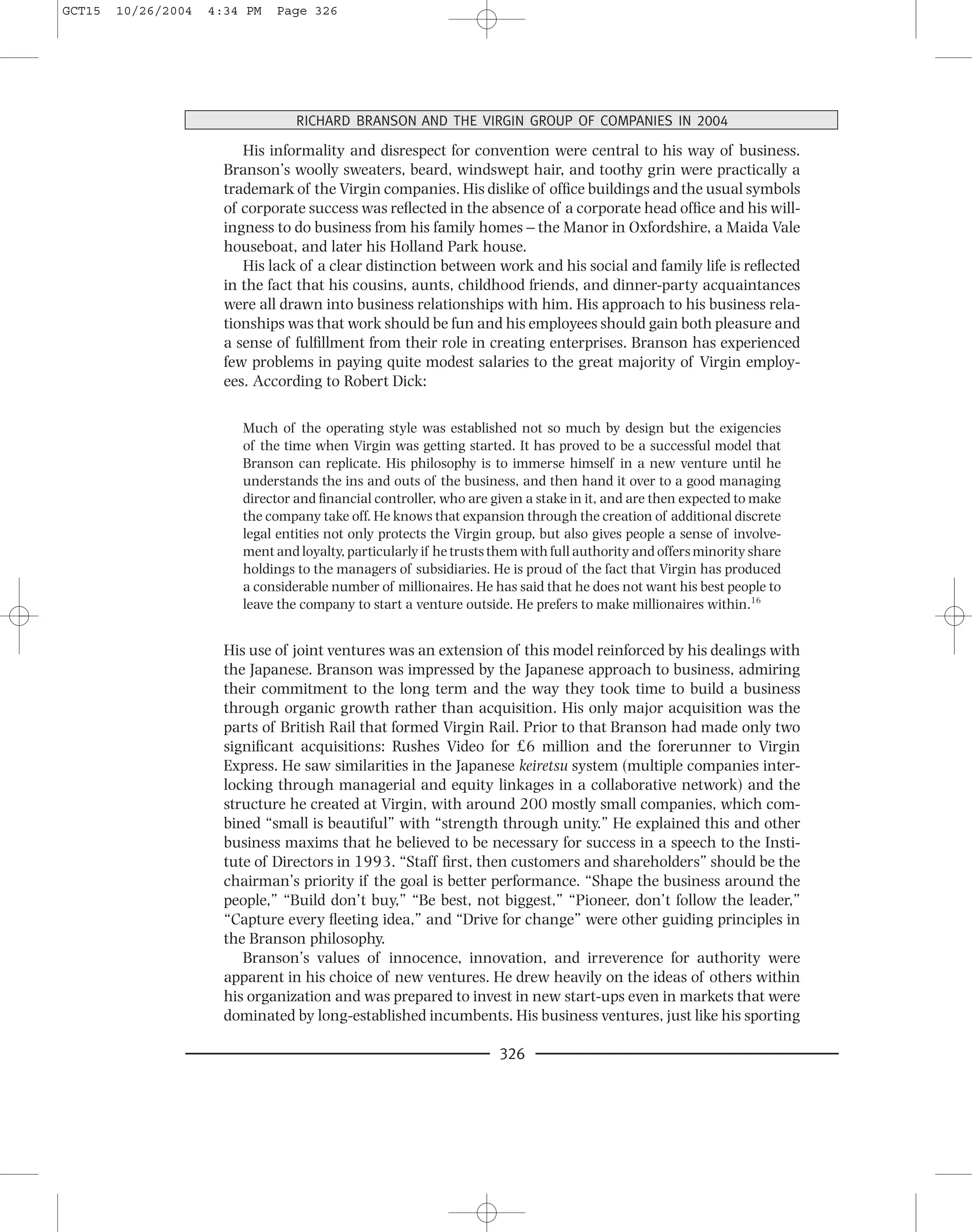 Case Study "Virgin Group of Companies" | PDF | Stocks and Bonds | Personal Investing