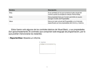 Controladores y tipos de datos de Visual Basic. | PDF