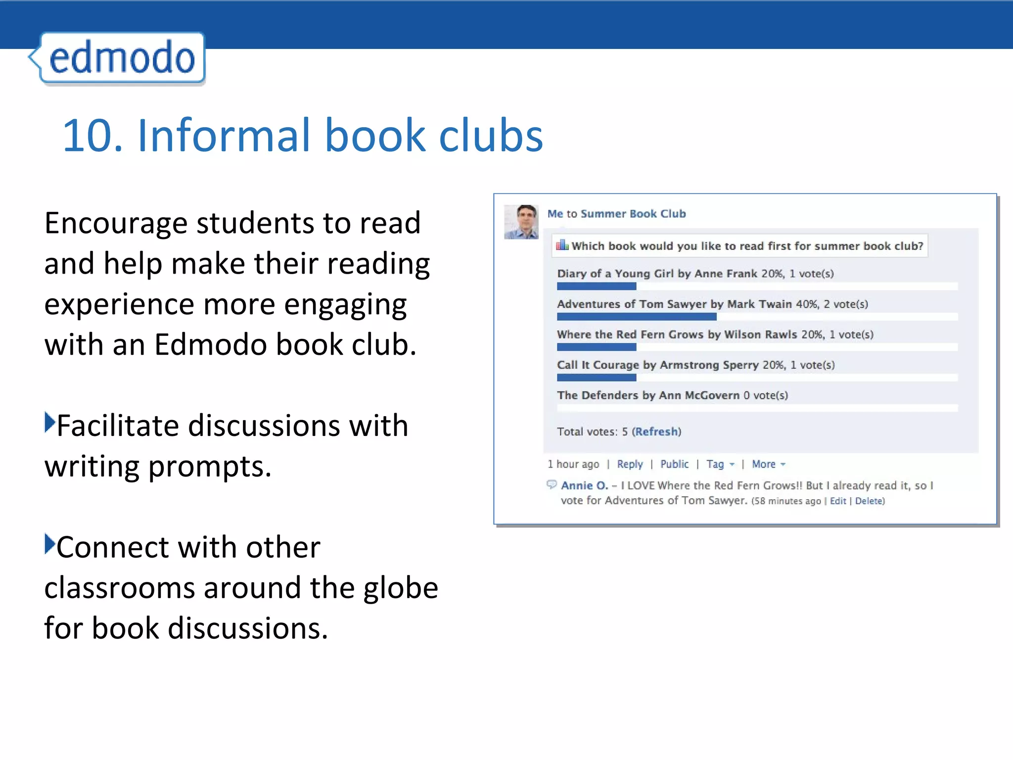 15 ways to use edmodo | PPT