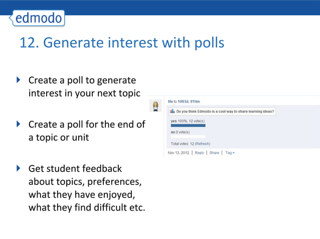 15 ways to use edmodo | PPT | Homework and Study | Education