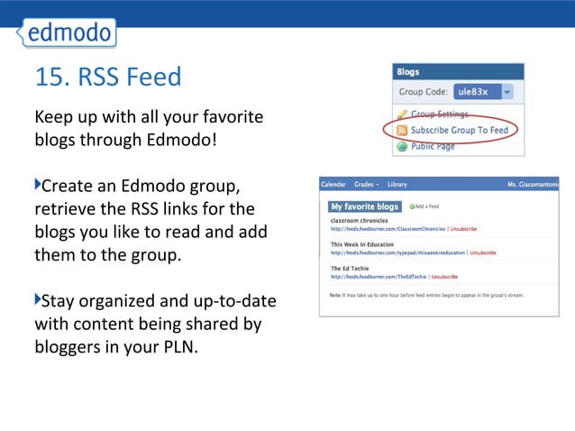 15 ways to use edmodo | PPT | Homework and Study | Education
