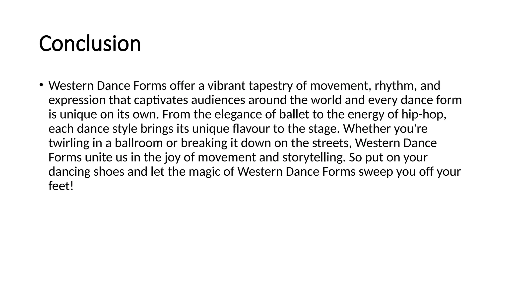 15 Western Dance Forms - Always High On.pptx