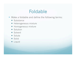 1 5 What Are Solutions | PPT