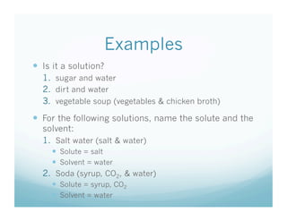 1 5 What Are Solutions | PPT