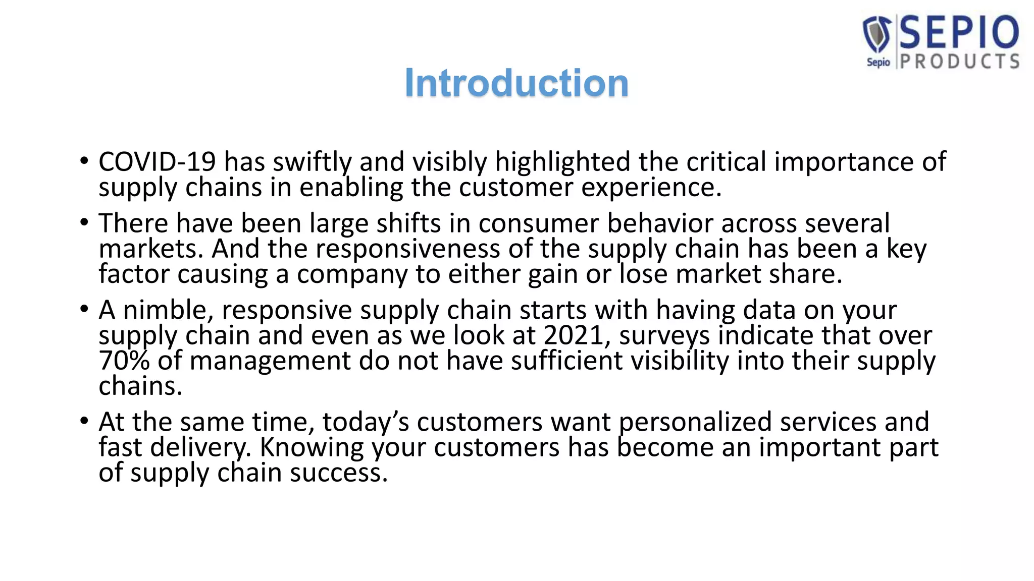 What is a consumer centric supply chain? | PPT