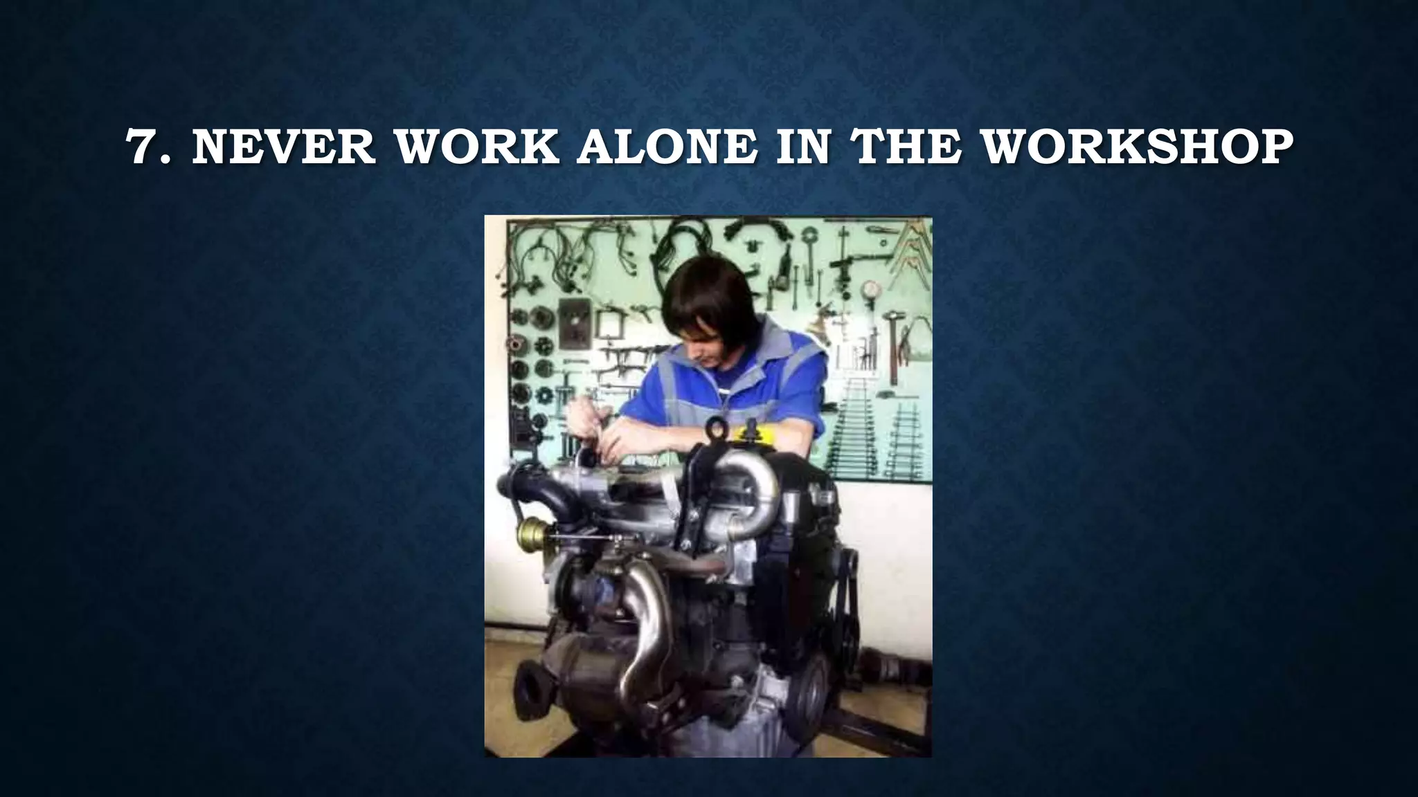 15 workshop safety rules | PPTX