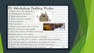 15 workshop safety rules | PPTX