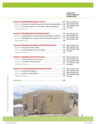 Georgia Common Core Coach, CCGPS Edition, World Literature, Level II | PPT