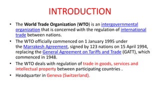 world trade organisation (wto) | PPT