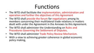 world trade organisation (wto) | PPT