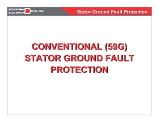 15 years of experience stator ground fault protection | PDF