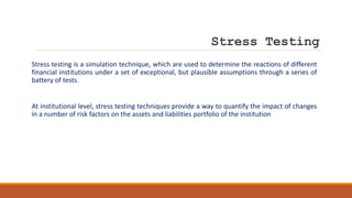Stress Testing on Basic Bank Limited | PPTX