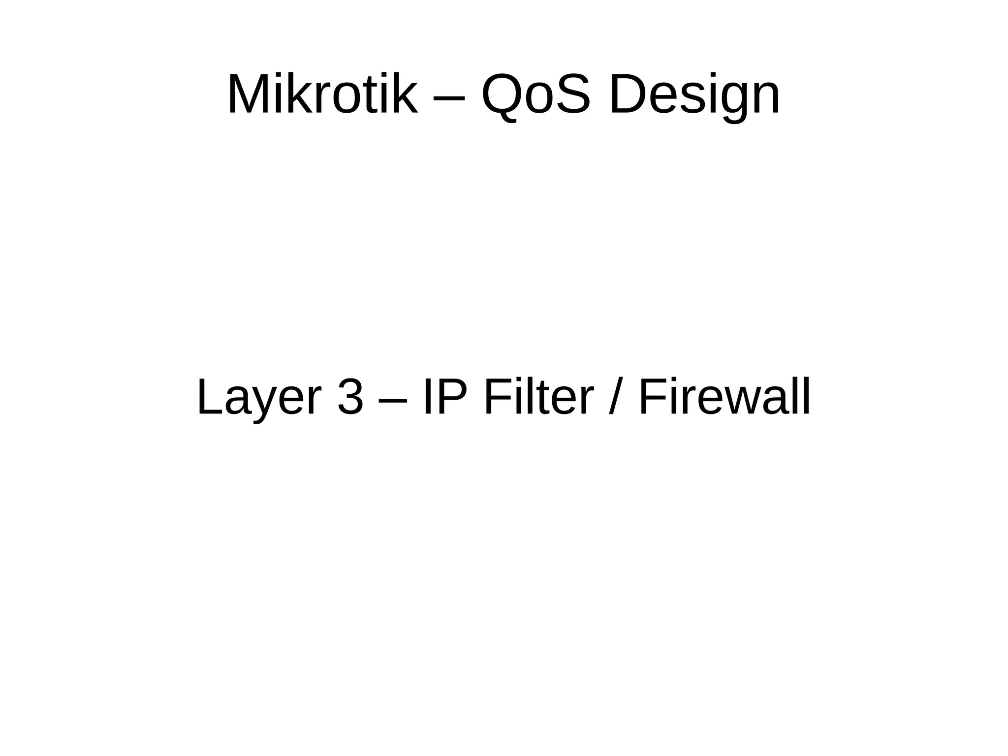 Bandwidth control approach - Cisco vs Mikrotik on Multitenancy | PPT