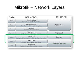 Bandwidth control approach - Cisco vs Mikrotik on Multitenancy | PPT
