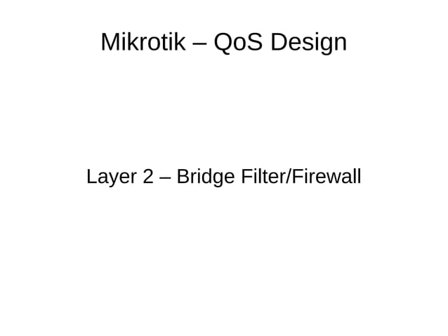 Bandwidth control approach - Cisco vs Mikrotik on Multitenancy | PPT