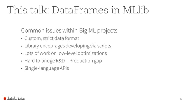 Distributed ML in Apache Spark | PPT