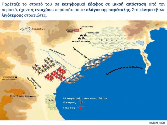 Η μάχη του Μαραθώνα 490 π.Χ. - Κεφάλαιο 16: Ο περσικός κίνδυνος | PPTX