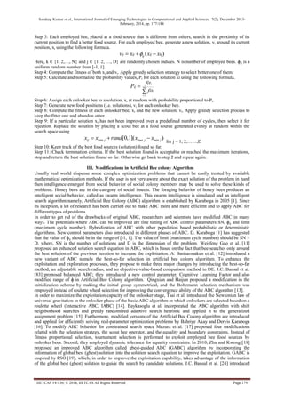 Enhanced local search in artificial bee colony algorithm | PDF